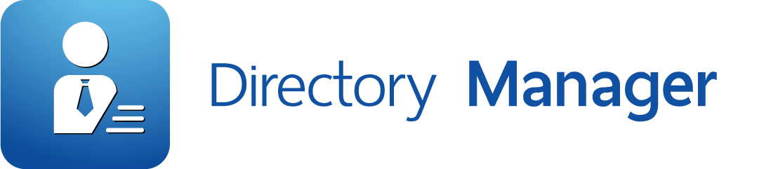 Log In - Directory Manager